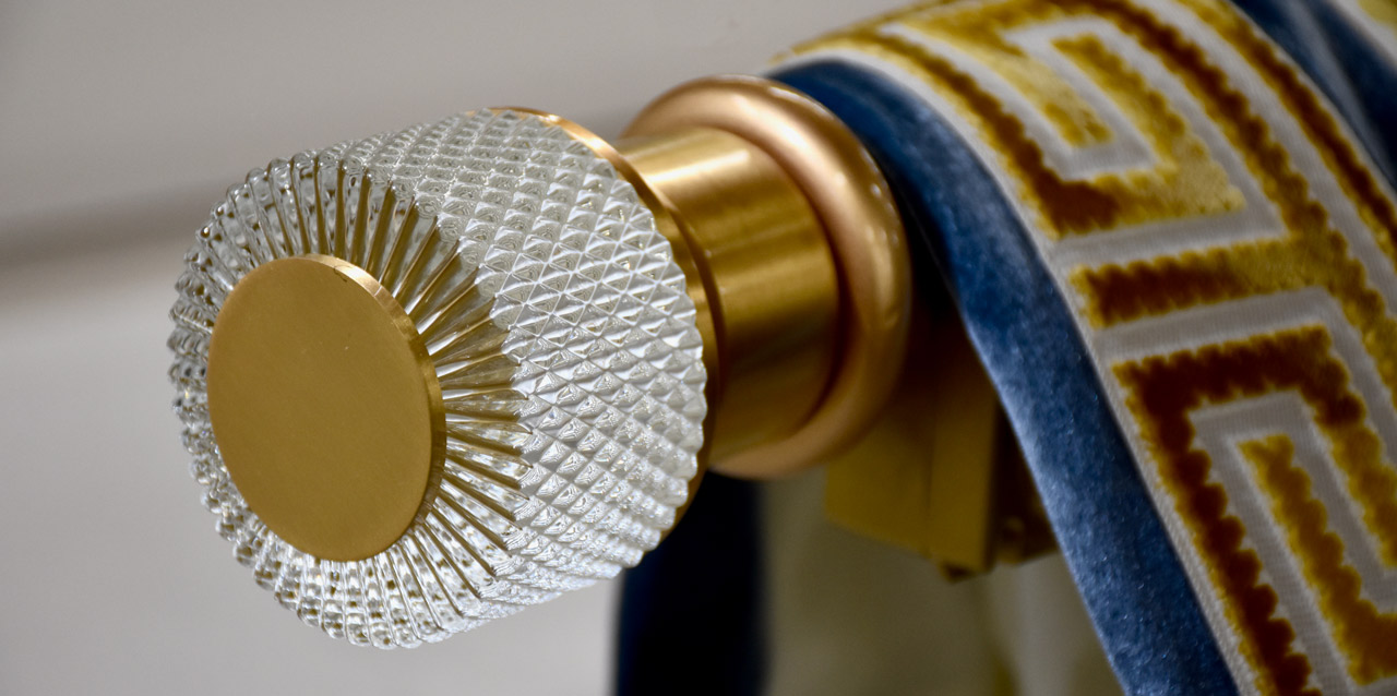 Custom Drapery Hardware & Luxury Finials | Lancaster & Associates
